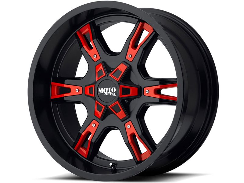 Moto Metal Black & Red MO969 Wheels | RealTruck