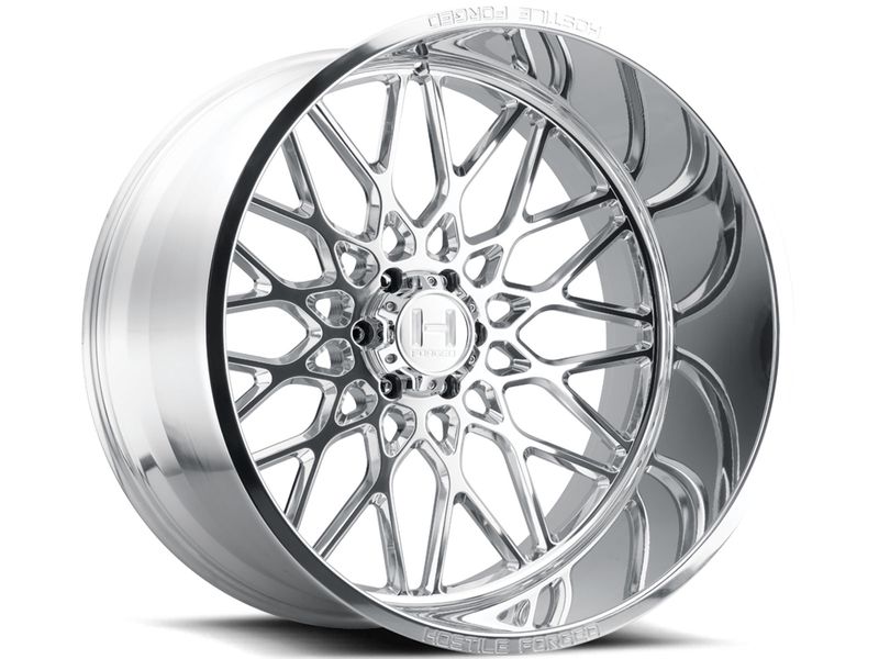 Hostile Forged Polished Savage Wheels | RealTruck