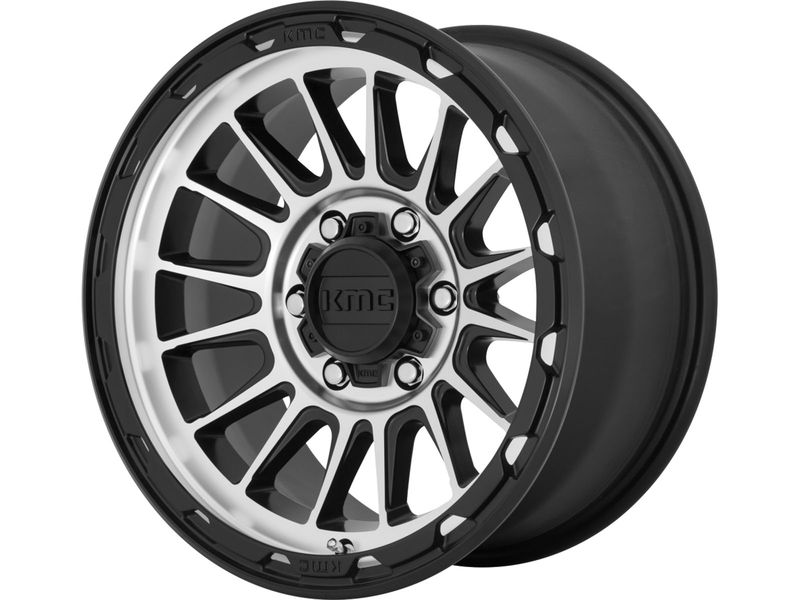 KMC-KM54279050518 KMC Machined Black KM542 Impact Wheel | RealTruck