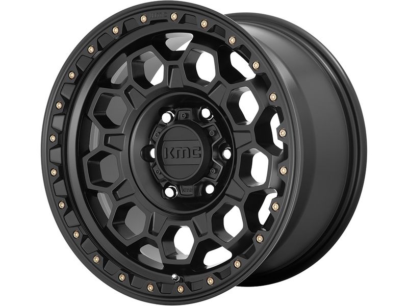 KMC-KM54579064718 KMC Matte Black KM545 Trek Wheel | RealTruck