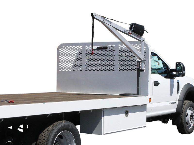 SpitzLift Flatbed Truck Pedestal Crane | RealTruck