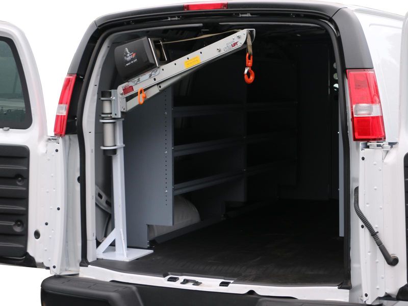 SpitzLift Fold-Down Van Crane | RealTruck
