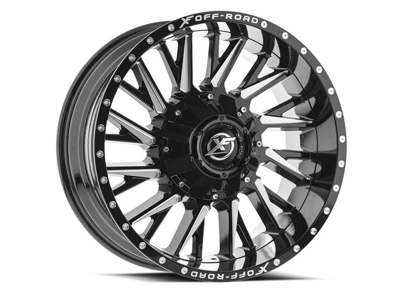XF Offroad Milled Gloss Black XF-226 Wheels | RealTruck